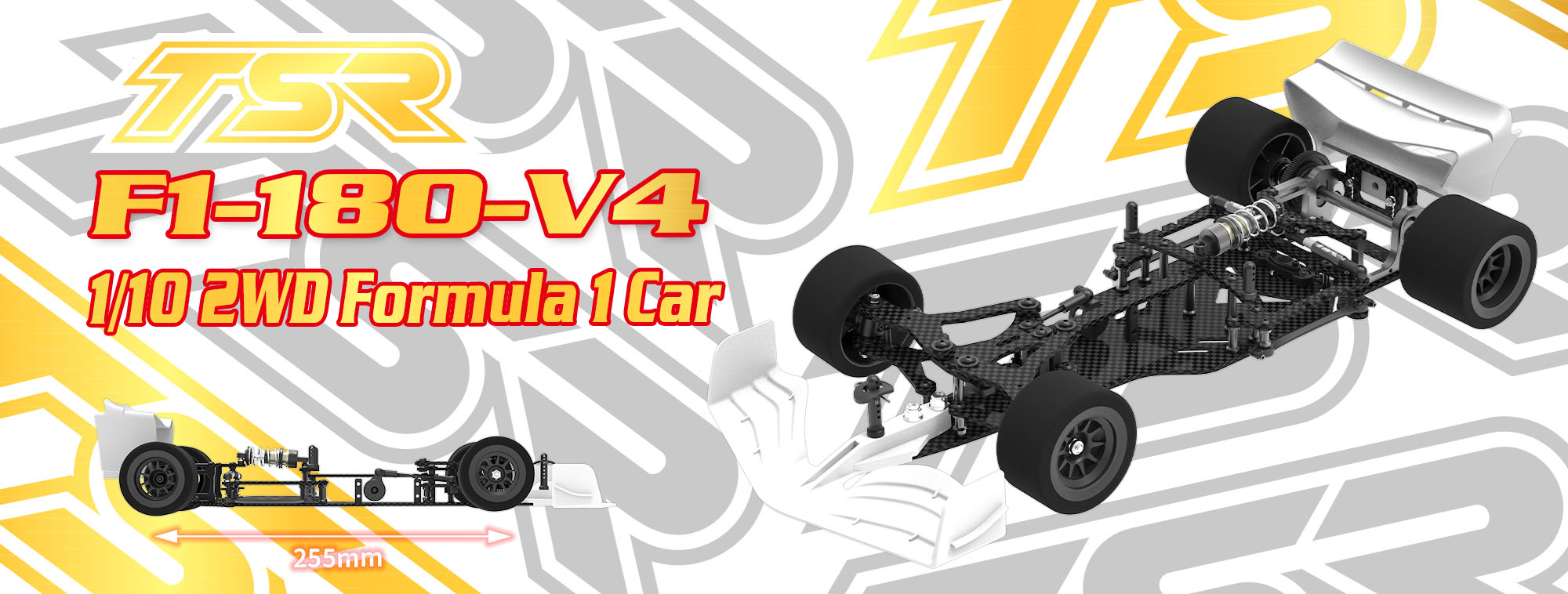 F1-180-V4 1/10 2WD Formula 1 Car — VAPON